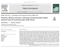 Windows Memory Forensics: Detecting (un)intentionally hidden injected Code by examining Page ...